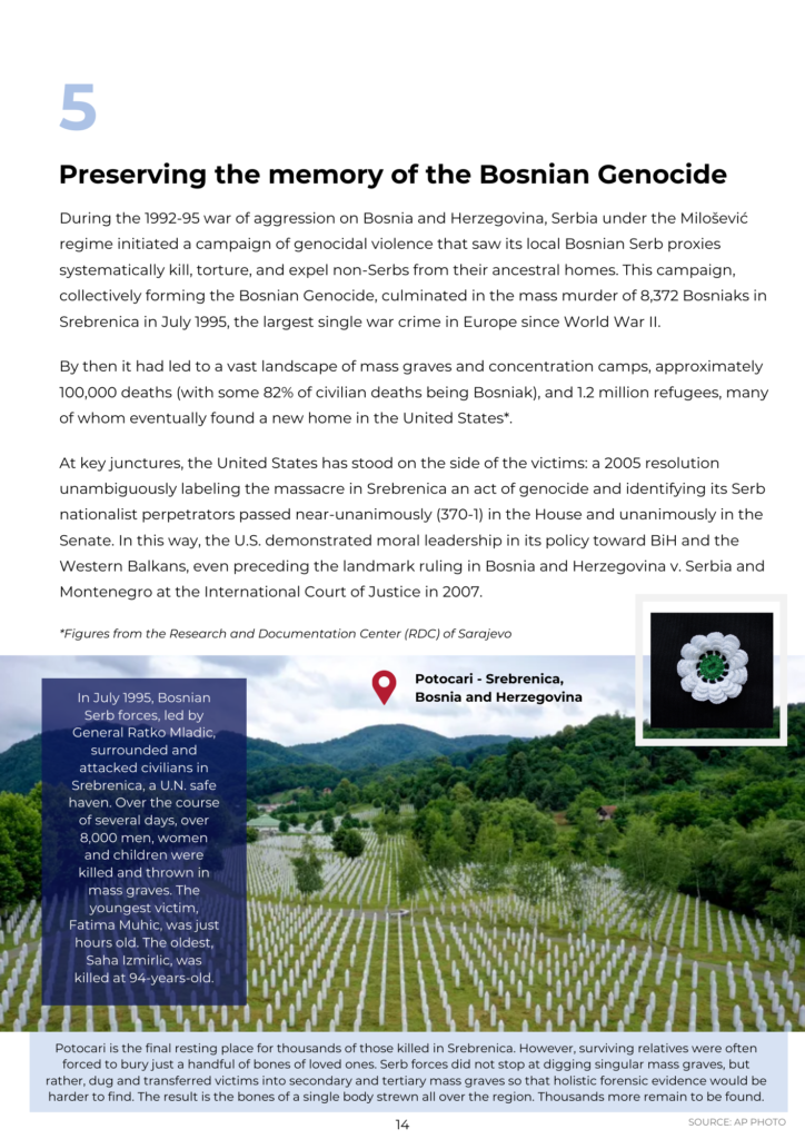Preserving the Memory of the Bosnian Genocide - United Strategic ...